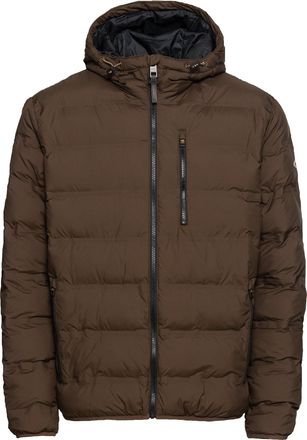 Camel Active Herren teXXXactive leichte, wasserdichte Steppjacke Braun, menswear-46