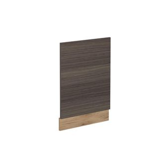 Vicco Geschirrspülblende R-Line, Geschirrspüler Fronttür, Edelgrau, 45 cm ohne Arbeitsplatte