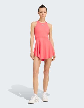 adidas Tennis climacool y-Kleid in Pure Turbo-Rosa