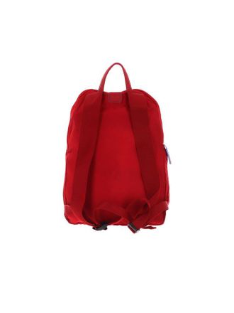 Piquadro Mens Backpack Red Recycled Nylon