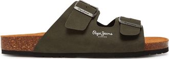 Pepe Jeans London Pantoletten Pepe Jeans PMS90110 Khakifarben