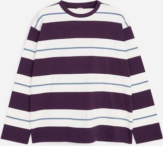 Arket Lockeres Langarmshirt -Lila