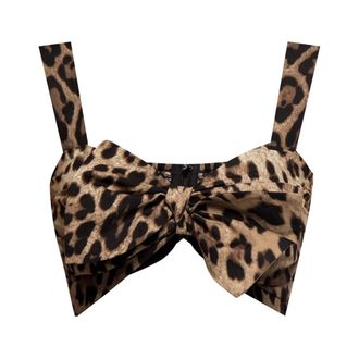 Dolce & Gabbana Femme, Tops, Brun, Taille: 40 FR Blouses