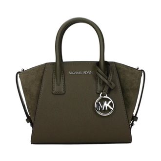 Michael Kors Femme, Sacs, Vert, Taille: ONE Size Sac &agrave; main en cuir avec design &eacute;l&eacute;gant