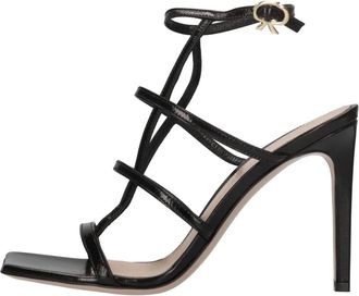 Gianvito Rossi Femme, Chaussures, Noir, Taille: 39 1/2 EU Mondry 95 Sandale