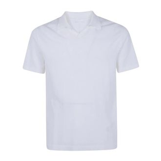 Dondup Polo en coton &agrave; col ouvert - Homme - Tops - Blanc - Taille: XL
