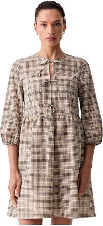 Marc O'Polo Femme, Robes, Multicolore, Taille: 36 FR Robe &eacute;vas&eacute;e courte