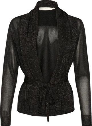 Inwear Femme, Pulls, Noir, Taille: 40 FR Cardigan Court