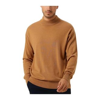 Scotch & Soda Moderner Mock Neck Pullover Sweater - - Knitwear - Herren - Braun - L