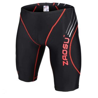 Zaosu Z-Black Wettkampf-Schwimmhose lang f&uuml;r Herren & Jungen - Jammer Kompressions-Badehose eng anliegend & FINA zugelassen - Sportbadehose schnelltrocknend