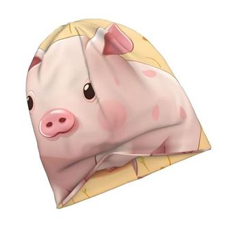 Generic Bonnets Animaux Mignons Et Colorés Bonnet Classique Extensible Bonnet Thermo pour lescalade Conduite Décontractée