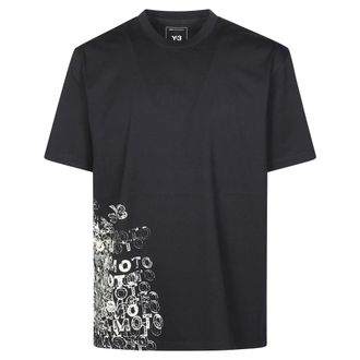 Yohji Yamamoto Homme, Tops, Noir, Taille: M GFX SS TEE