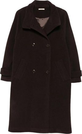 Sessun Bleeckett Double-breasted High-neck Coat