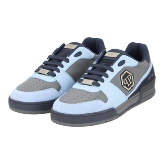 Philipp Plein Low-Top Sneaker - Lo-Top Turnschuhe P-Force 78 - Gr. 39 (EU) - in Blau - f&uuml;r Damen