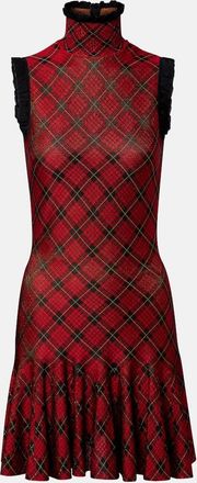 Alexander McQueen Robe &agrave; carreaux