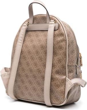 Guess Manhattan Large Backpack, Sac à Femmes, Lait Logo, Taille Unique