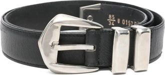 Versace ceinture à boucle (années 1990) - Noir