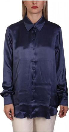 Marella Femme, Blouses et Chemises, Bleu, Taille: 40 FR Marella - Chemises