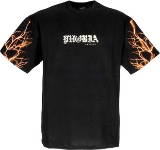 Phobia Archive Homme, Tops, Noir, Taille: XL Lightning Tee