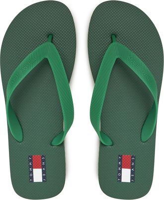Tommy Jeans Zehentrenner Tommy Jeans Tjm Beach Sandal EM0EM01560 Grün