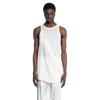 Rick Owens Hollywood Anthem Tank in Unstable Cotton