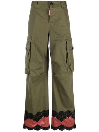 Dsquared2 Tief sitzende Cargohose - Gr&uuml;n