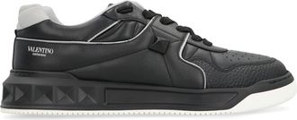 Valentino Garavani Homme, Chaussures, Noir, Taille: 45 EU One Stud Low-top Baskets
