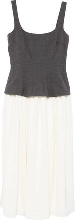 Stine Goya Square-neck Midi Dress