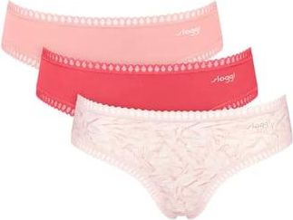 sloggi Lot de 3 culottes en coton m&eacute;lang&eacute;