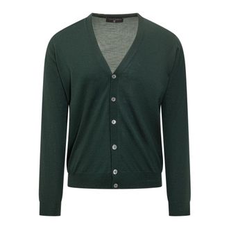 FILIPPO DE LAURENTIIS Homme, Pulls, Vert, Taille: 2XL Cardigan Boutonn&eacute;
