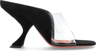 Amina Muaddi Femme, Chaussures, Noir, Taille: 38 EU Mackenzie Slipper 90