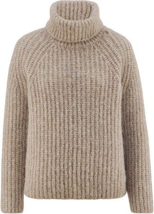 Hessnatur Strickpullover Relaxed aus Alpaka mit Bio-Baumwolle (1-tlg)