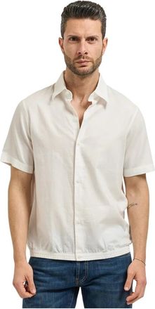A|X Armani Exchange Homme, Chemises, Blanc, Taille: XL Chemise en m&eacute;lange de lin
