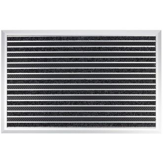 Floordirekt Paillasson en aluminium Spectral Fibre textile reps + brosses 47 x 68 cm