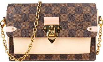 Louis Vuitton Crossbody Bags - Louis Vuitton Damier Ebene Monogram Vavin Chain Cr - Gr. unisize - in Braun - f&uuml;r Damen