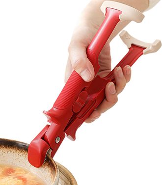 Generic Hot Bowl Gripper, Pizza Pan Gripper,2-in-1 Anti-Scaling Sch&uuml;ssel Gripper Hot Dish Lifter | Silikon-Stange K&uuml;chenzubeh&ouml;r Gadgets, hitzebest&auml;ndige Klemm