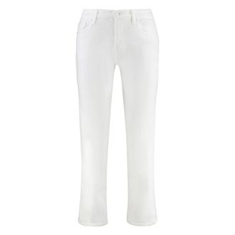 7 For All Mankind Straight Leg Jeans mit Metalldetails - - Jeans - Damen - Wei&szlig; - W31