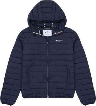 Aquascutum Homme, Vestes, Bleu, Taille: S Veste &agrave; capuche 100 g/m&sup2;