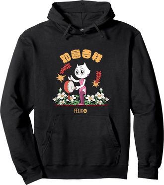 Felix The Cat Kitty Kat Lunar New Year Good Luck Celebration Pullover Hoodie