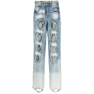 Rui Zerrissene Straight-Leg Jeans - - Jeans - Damen - Blau - M