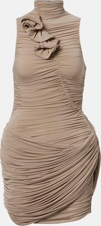 Magda Butrym Robe &agrave; appliqu&eacute;s floraux