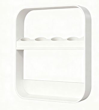 Generic Mehrzweckschrank H&auml;ngeschrank Schwarz Aus Kohlenstoffstahl Gefertigt Offene Lagerung Mit Bel&uuml;ftungs- Und Abflussl&ouml;chern Zwei Montagem&ouml;glichkeiten Schr