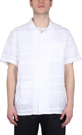 Engineered Garments Homme, Chemises, Blanc, Taille: M Camp Shirt