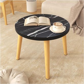 Generic Beistelltisch, runder Beistelltisch, Tischplattendurchmesser 50 cm, Höhe 30/40/50/60/72 cm, for Büro, Wohnzimmer, Schlafzimmer, kleines Sofa mit schma