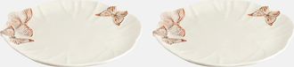 Bordallo Pinheiro Set Cloudy Butterflies aus zwei Servierplatten by Claudia Schiffer