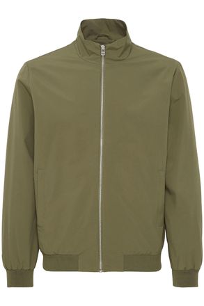 Casual Friday CFJoshu zipper jacket Herren Übergangsjacke Herrenjacke Jacke Blouson mit Rippbündchen und Stehkragen Regular Fit, Größe:L, Farbe:Burnt Olive (180521)