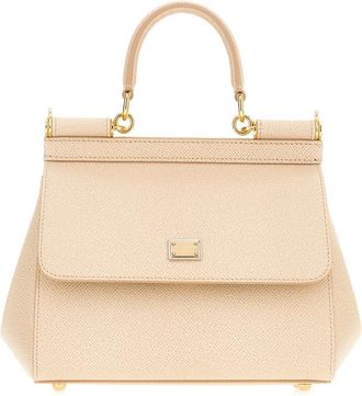 Dolce & Gabbana Femme, Sacs, Rose, Taille: ONE Size Sac Sicily Moyen Mod&egrave;le