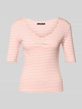 Zero T-Shirt mit Wellensaum
