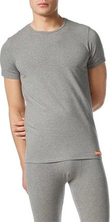 Bruno Banani Herren T-Shirt grau Baumwolle & Mix unifarben