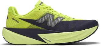 New Balance Herren FuelCell Rebel v5 in Gr&uuml;n/Violett/Grau, Synthetik, Gr&ouml;&szlig;e 40.5